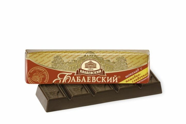 Chocolate bar Babaevsky with cream filling, Krasyj Odtiabr, 50g ...
